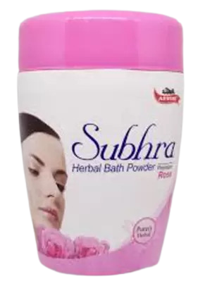 SUBHRA HERBAL BATH POWDER ROSE – TMR MALL